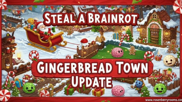 Steal a Brainrot Gingerbread Town Update (March 2026) Release Date
