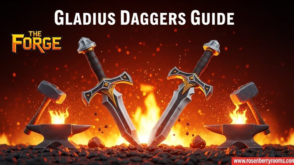 The Forge Gladius Daggers Craft Guide (March 2026)