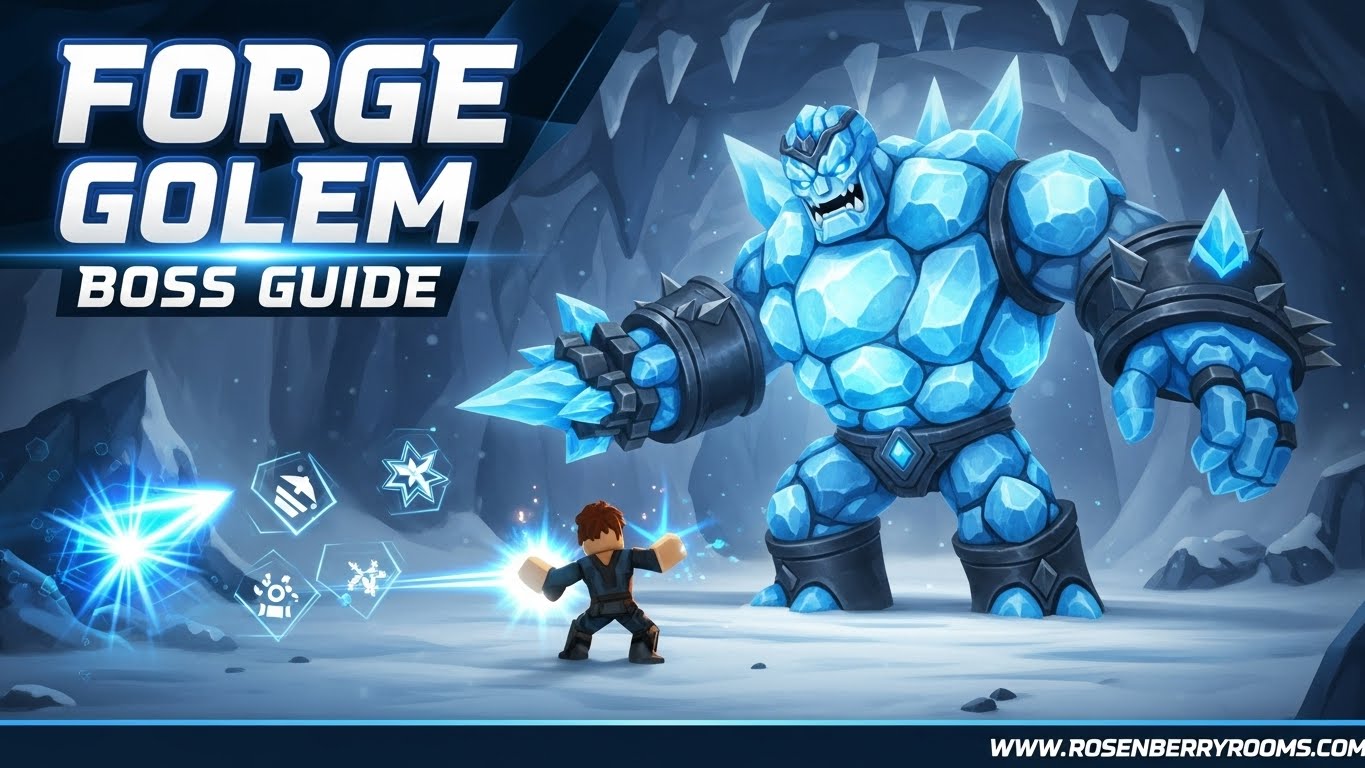 The Forge Golem Boss Guide (January 2025) Location, Health & How to Beat