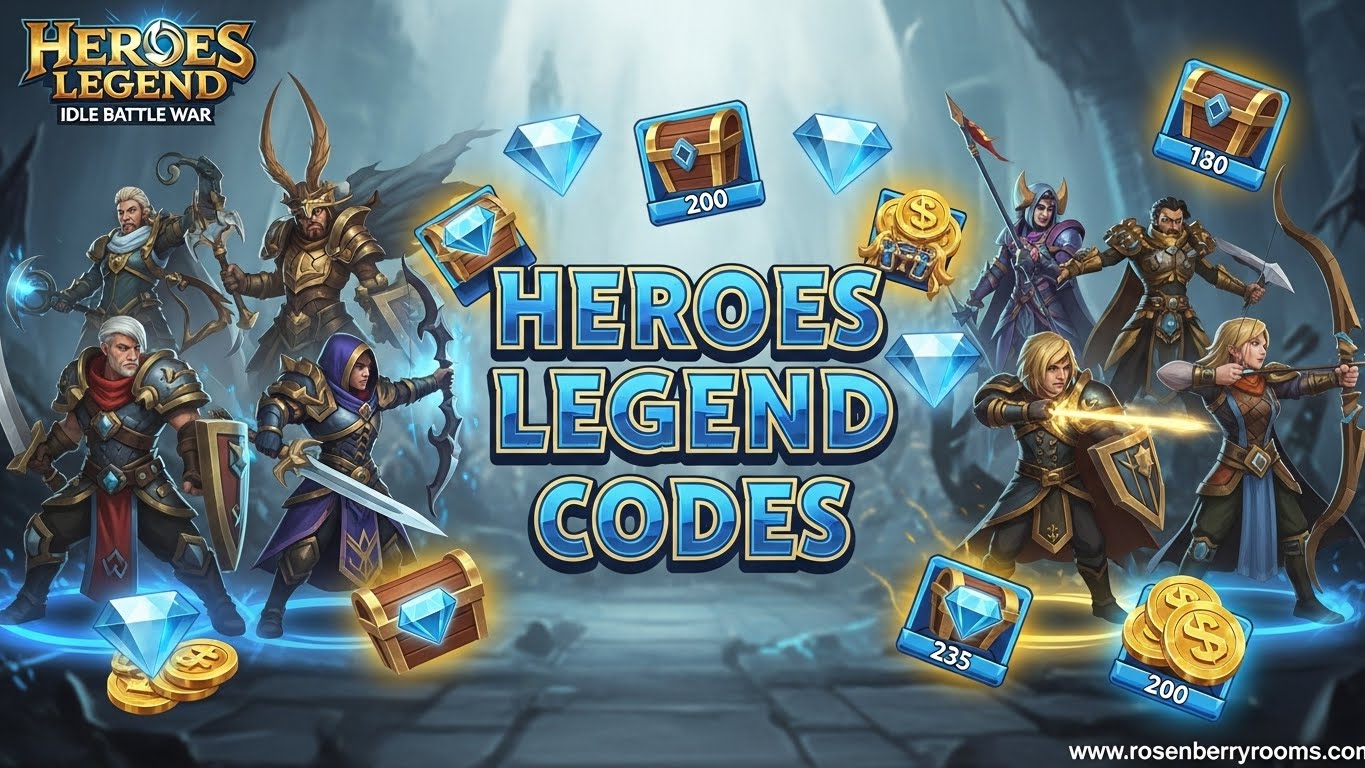 Heroes Legend Idle Battle War Codes (May 2026) 45+ NEW Codes