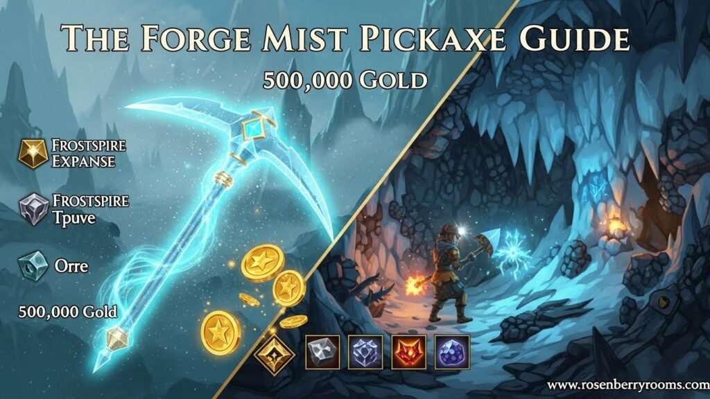 The Forge Mist Pickaxe Guide (January 2025) Stats & How to Get