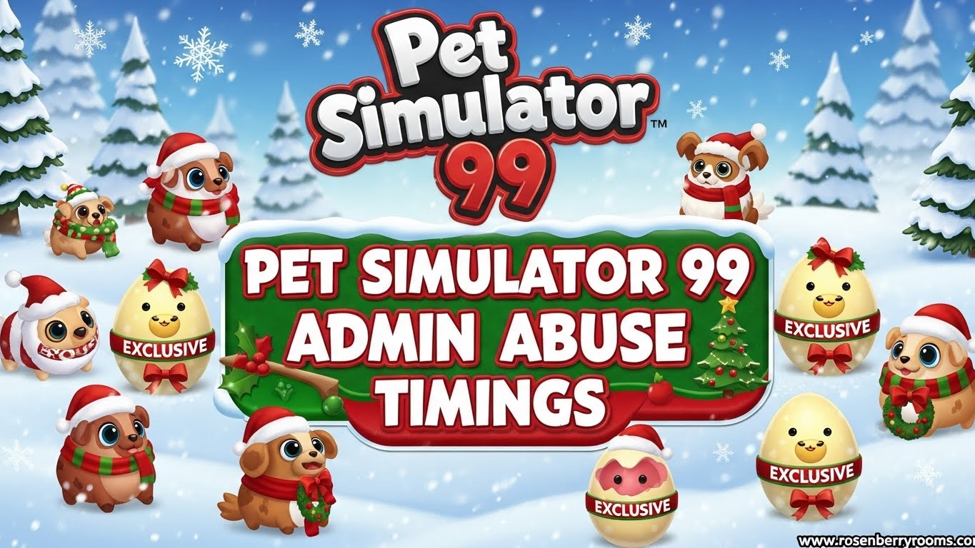 Pet Simulator 99 Admin Abuse Timings (March 2026)