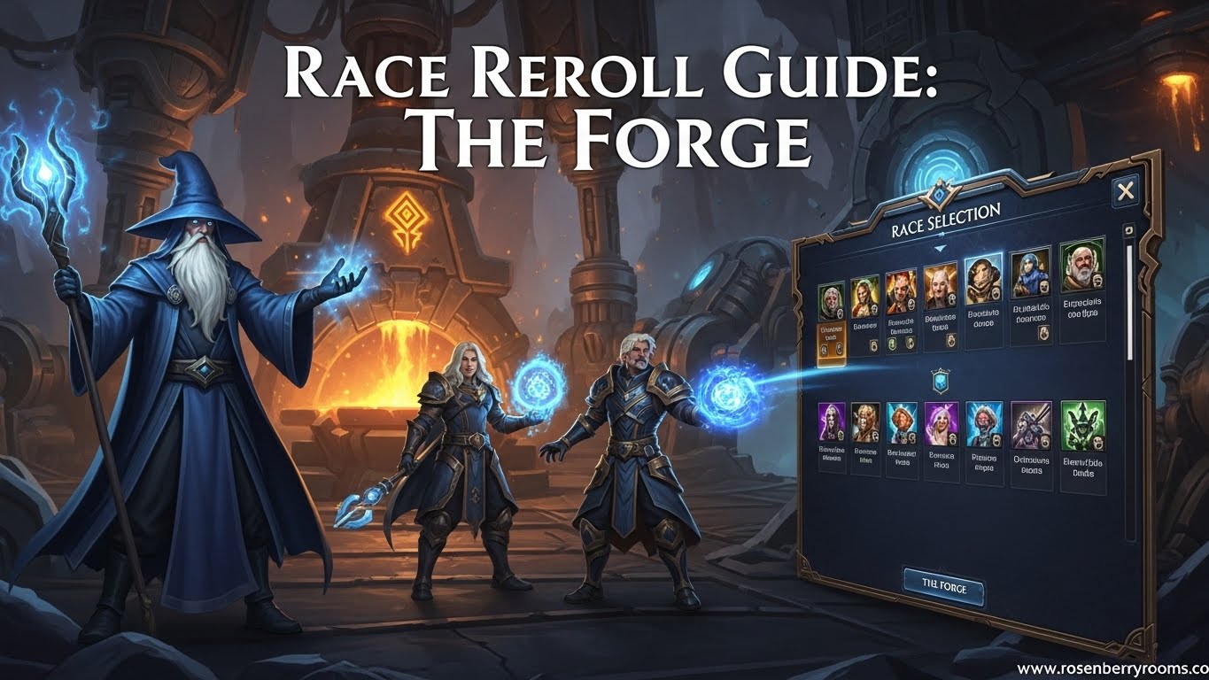 How to Get & Use Race Rerolls in The Forge (December 2025 Guide)