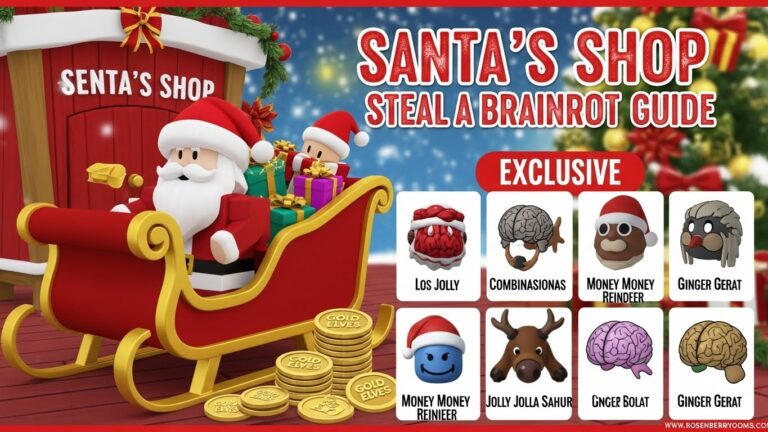 Santa's Shop Steal a Brainrot Guide (May 2026)