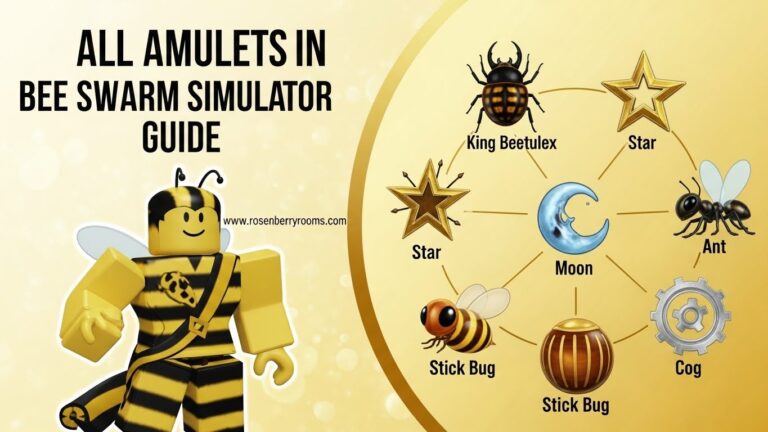 All Bee Swarm Simulator Amulets Ultimate Stats Guide (March 2026)