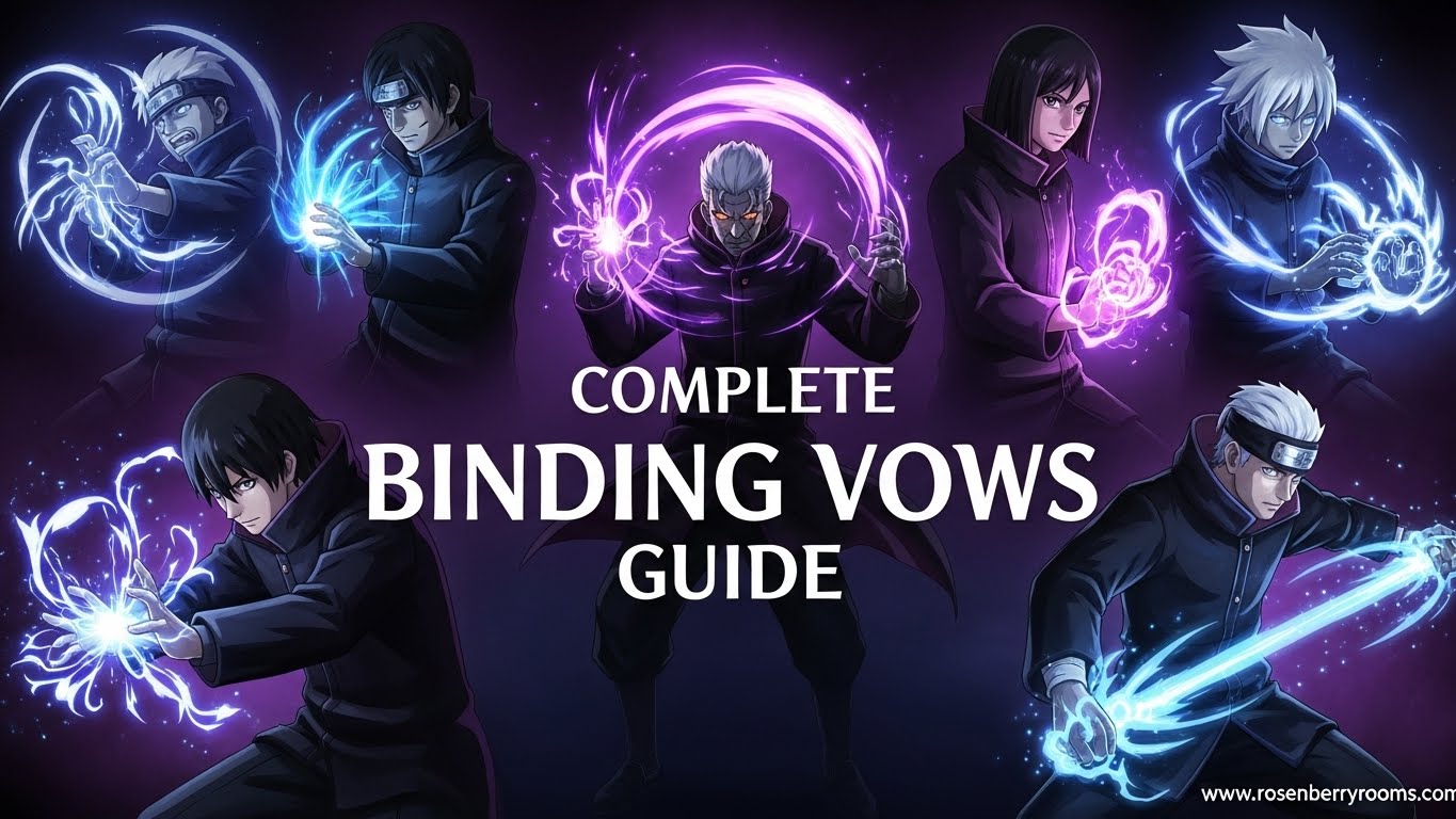 All Secret Binding Vows in Jujutsu Infinite (March 2026 Guide)