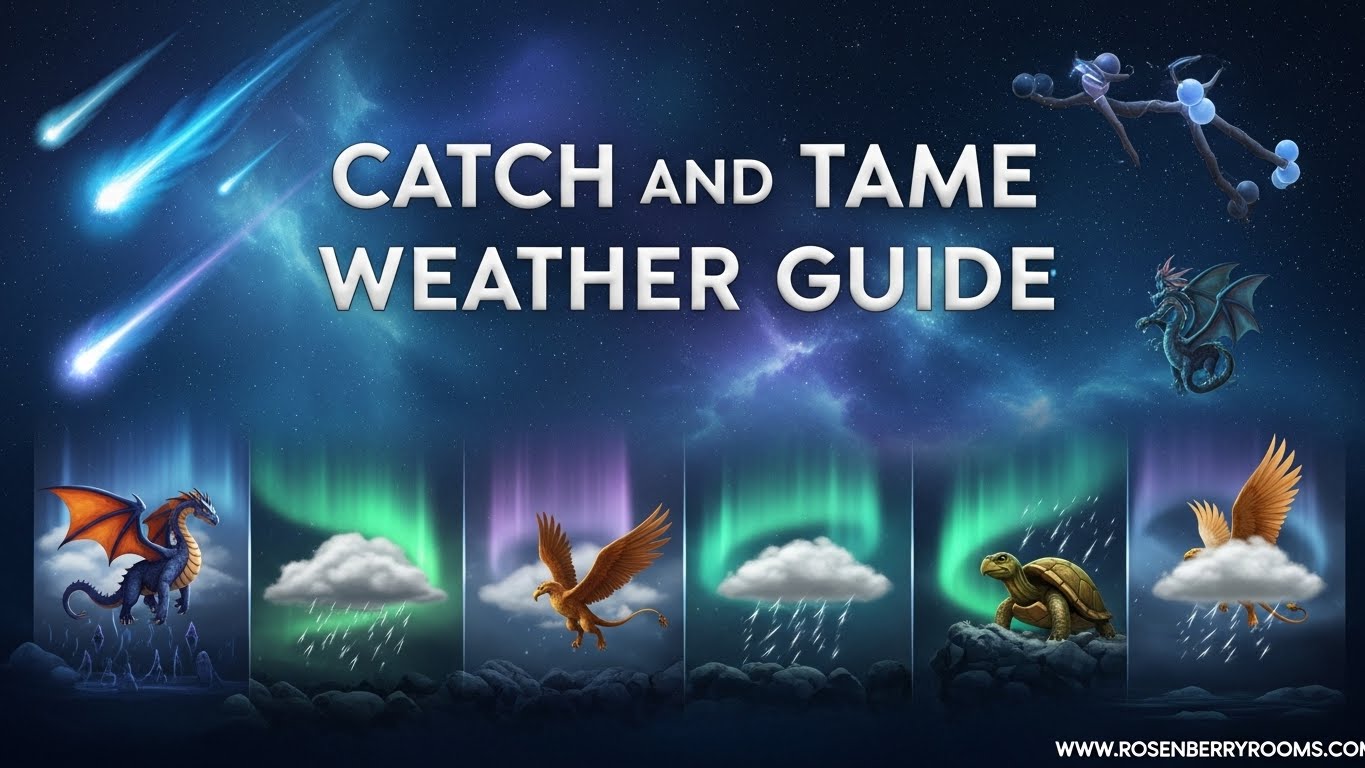 Catch and Tame Weather Events (March 2026) Effects & Animals