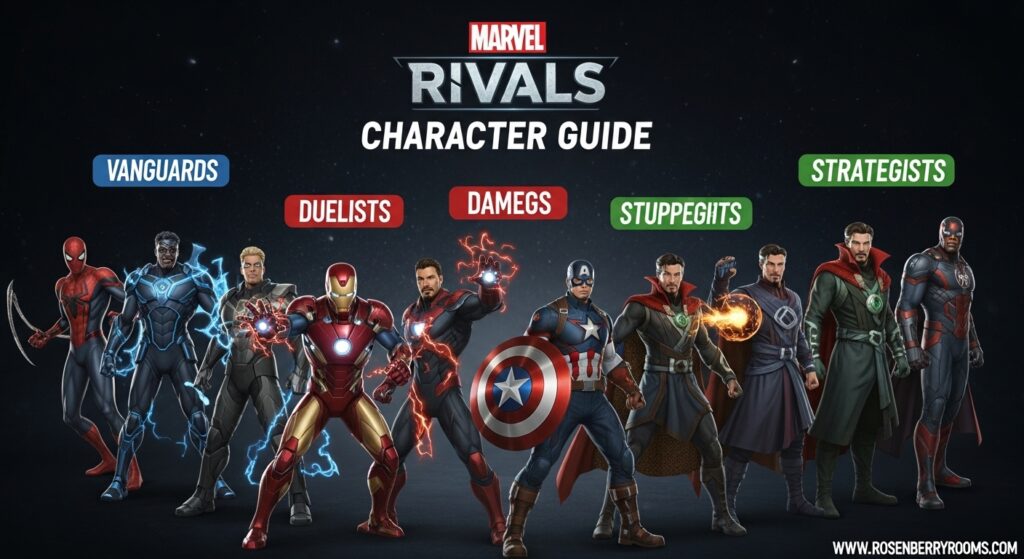 Marvel Rivals Complete Character Roster & Role Guide (March 2026)