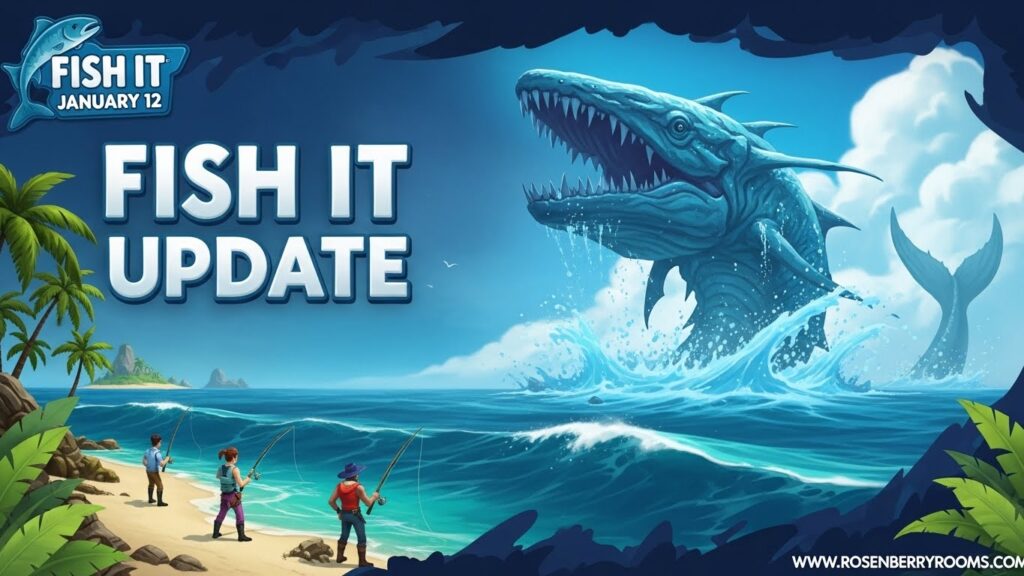 Fish It January 12 Update Guide (March 2026) Leviathan Hunt & New Island