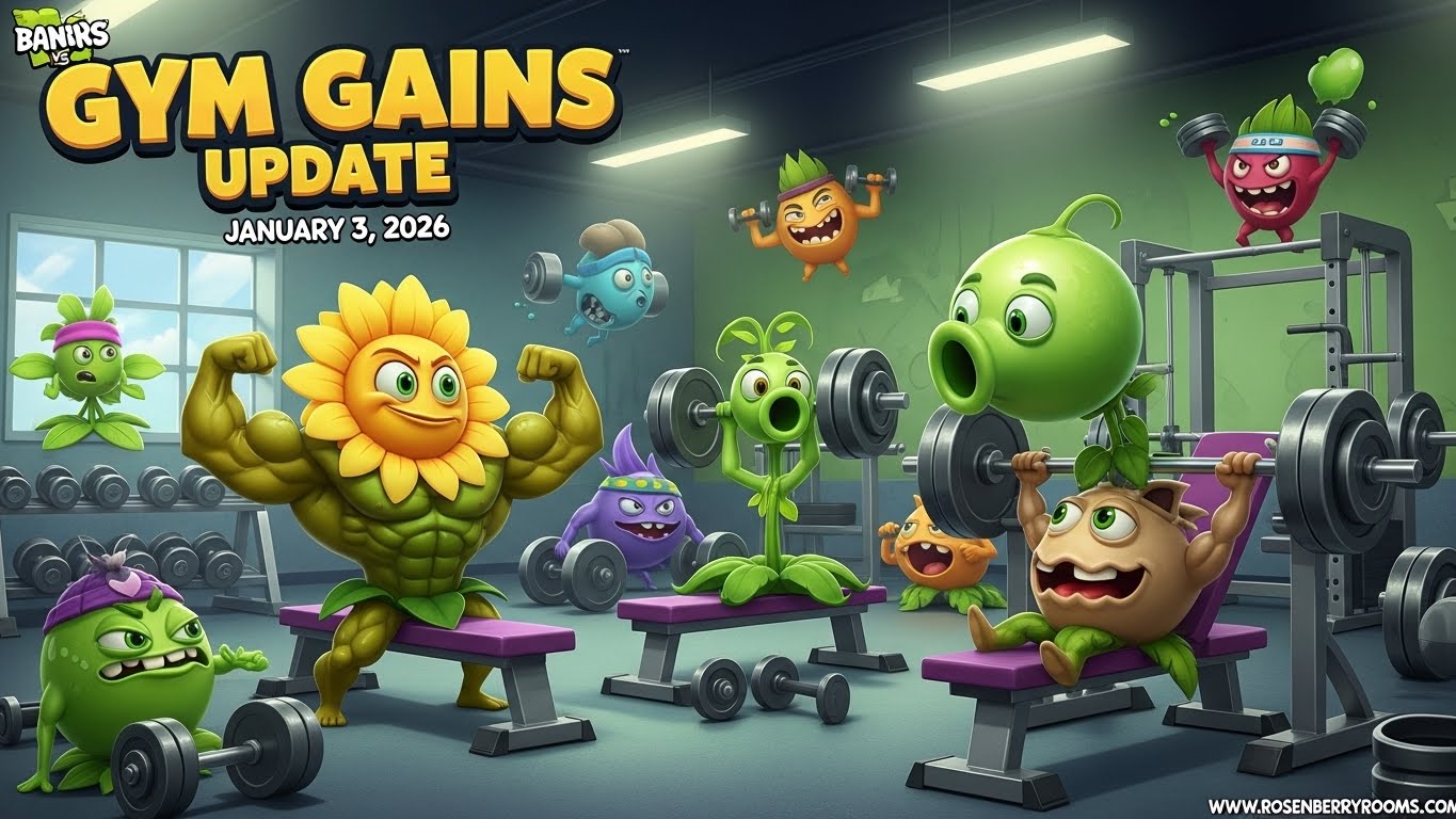 Plants vs Brainrots Gym Gains Update (March 2026) Release Date
