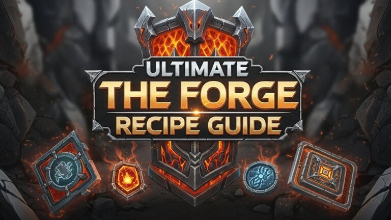 Ultimate The Forge Recipe Guide (June 2026) Best Weapons & Armor
