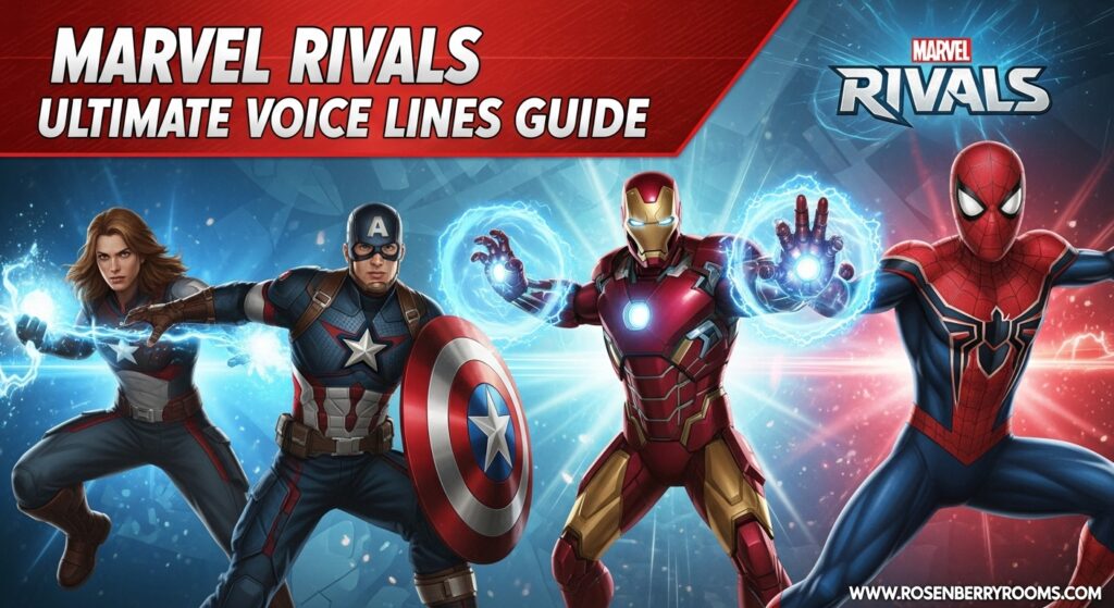 All Marvel Rivals Ultimate Voice Lines (March 2026) Vanguards, Duelists ...