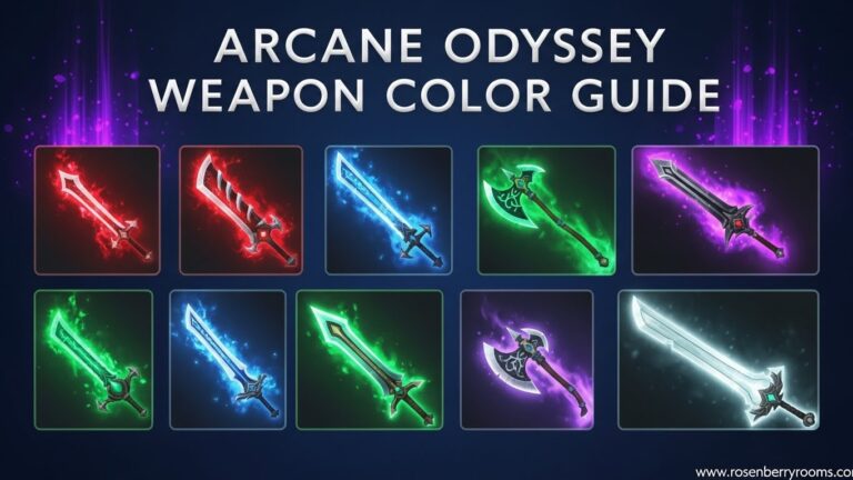 How to Change Weapon Colors in Arcane Odyssey (March 2026)
