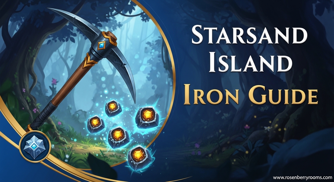 How to Get Iron in Starsand Island (March 2026) Locations & Pickaxe Guide