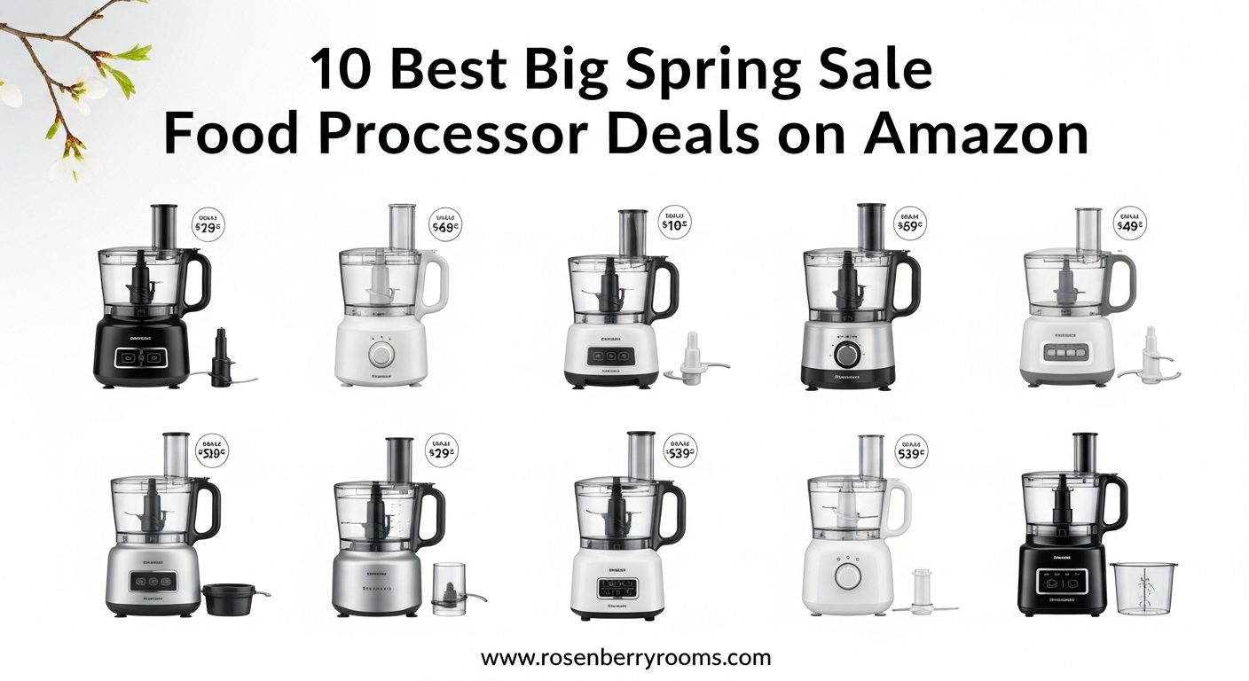 10 Best Big Spring Sale Food Processor Deals (June 2026) On Amazon