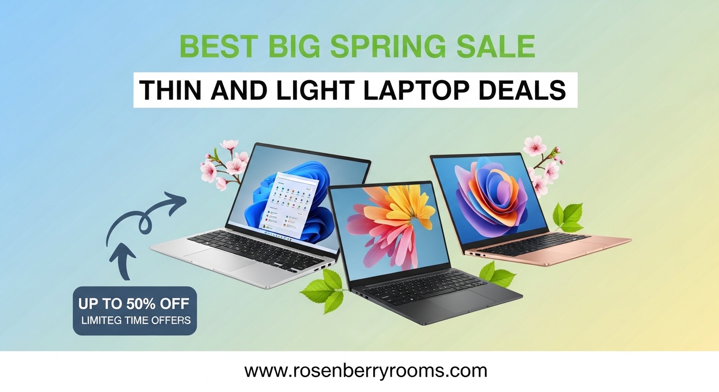 15 Best Big Spring Sale Thin and Light Laptop Deals (May 2026) On Amazon