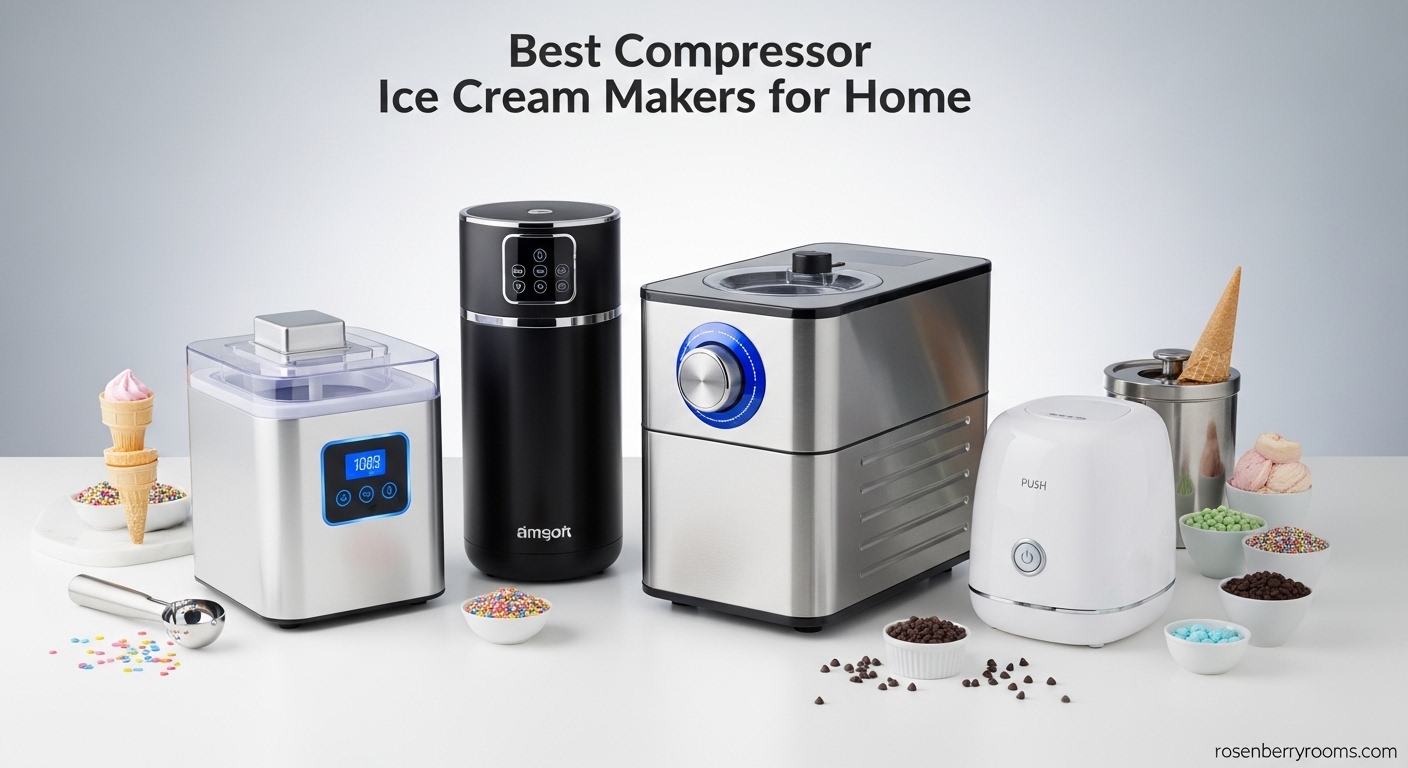 10 Best Compressor Ice Cream Makers for Home (June 2026) Top Reviews