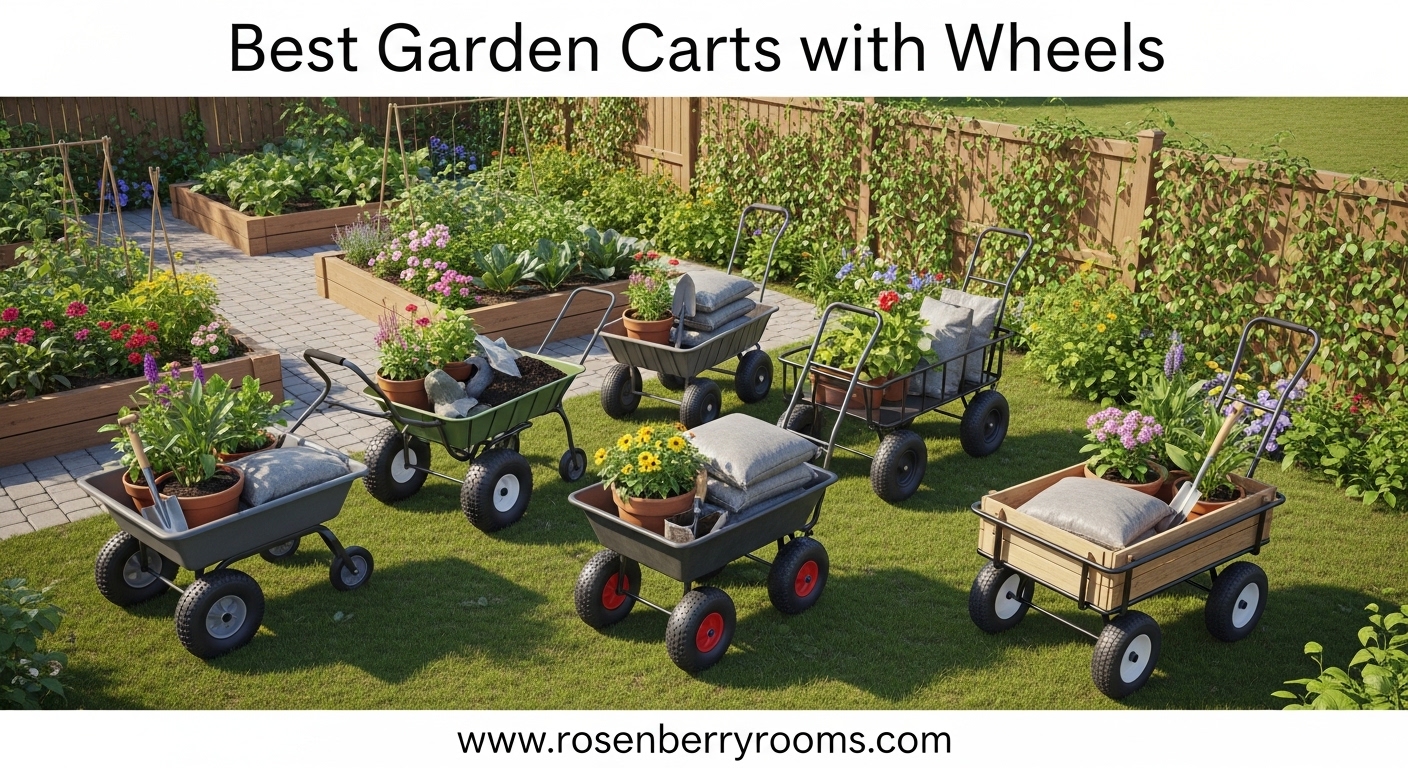 10 Best Garden Carts with Wheels (March 2026) Expert Reviews