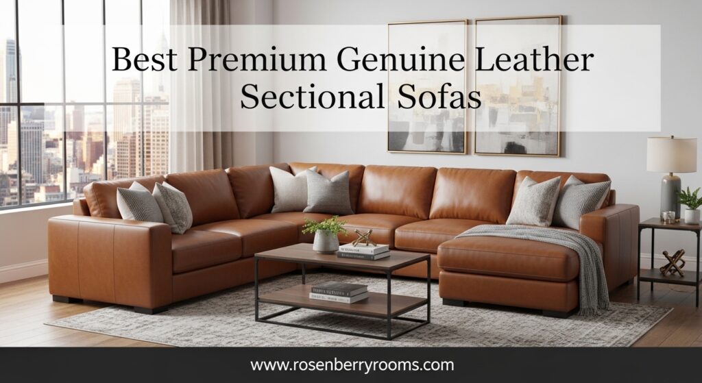 10 Best Premium Genuine Leather Sectional Sofas (June 2026) Expert Reviews