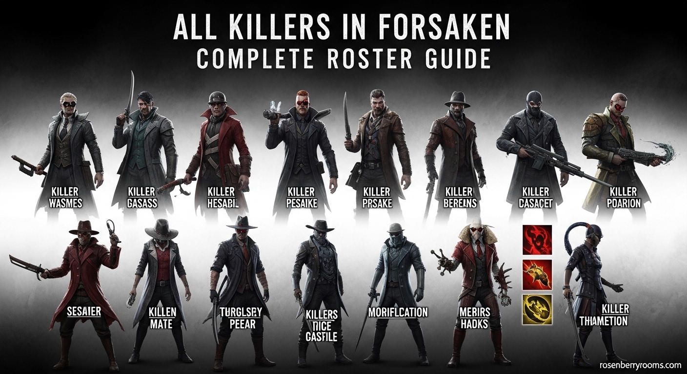 All Killers in Forsaken (May 2026) Complete Roster Guide