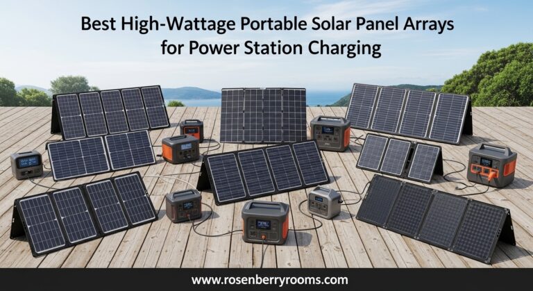 8 Best High-Wattage Portable Solar Panel Arrays for Power Station ...