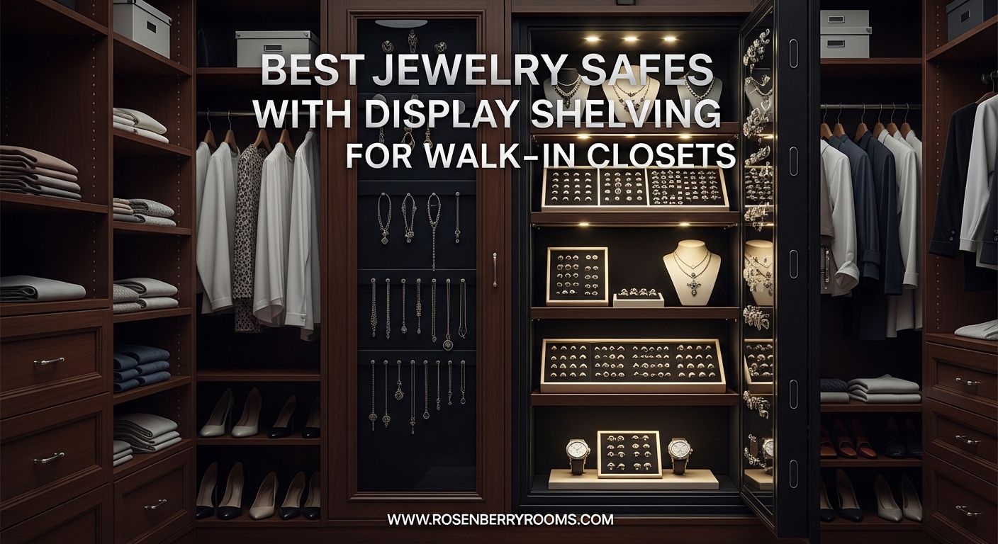 10 Best Jewelry Safes with Display Shelving for Walk-In Closets (April ...