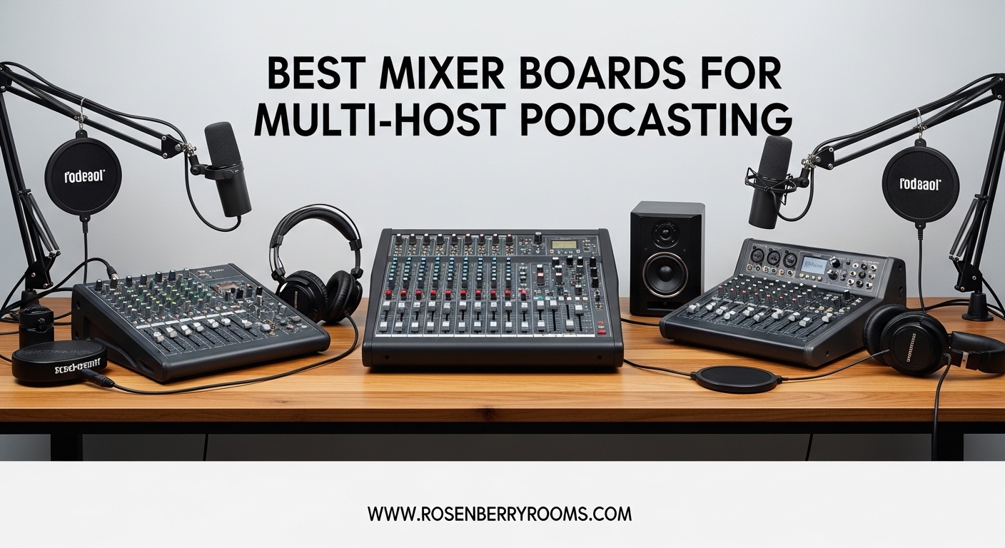 8 Best Mixer Boards for Multi-Host Podcasting (May 2026) Expert Reviews