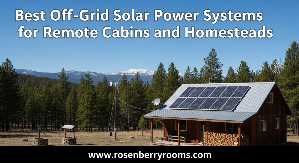 10 Best Off-Grid Solar Power Systems for Remote Cabins and Homesteads ...