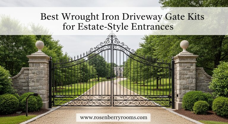 12 Best Wrought Iron Driveway Gate Kits for Estate-Style Entrances ...