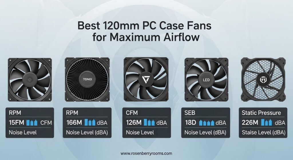13 Best 120mm PC Case Fans for Maximum Airflow (June 2026) Expert Reviews